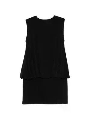 Norma Kamali Sleeveless Mini Dress - Black