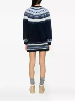 Maje Fair Isle-knit Sweater