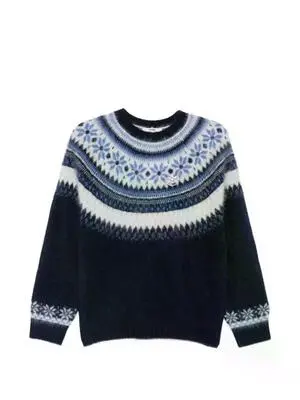 Maje Fair Isle-knit Sweater