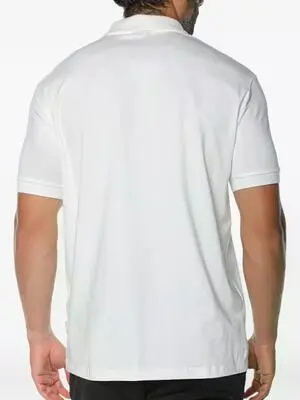 Armani Exchange Logo-print Zip-fastening Polo Shirt