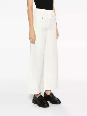 Maje Corduroy Wide-leg Trousers
