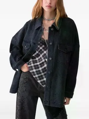 Liu Jo Oversized Jacket With Rhinestones