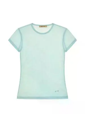 Paloma Wool No 3026 Oma Logo-embroidered T-shirt - Blue
