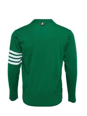 Thom Browne Striped Cardigan - Green