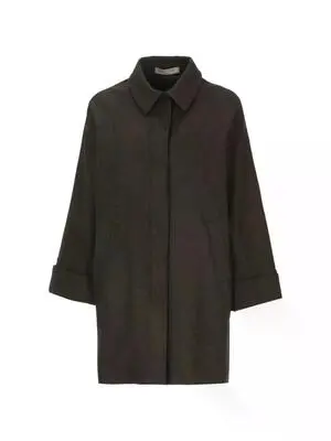 D.exterior Raglan-sleeve Turn-up Cuffs Coat