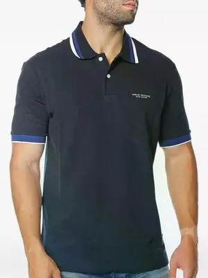 Armani Exchange Logo-print Tipped Polo Shirt