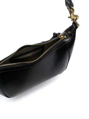Isabel Marant Étoile Marant Oskan Moon Shoulder Bag With Studs - Black
