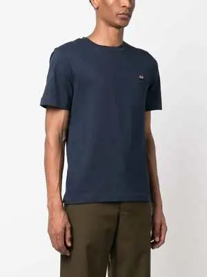 Missoni Embroidered Logo Cotton Crew-neck T-shirt