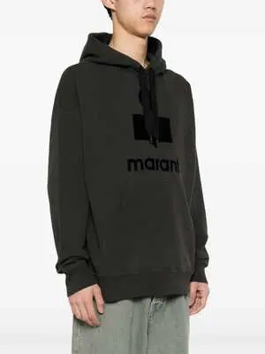 Isabel Marant Étoile Marant Miley Flocked-logo Hoodie