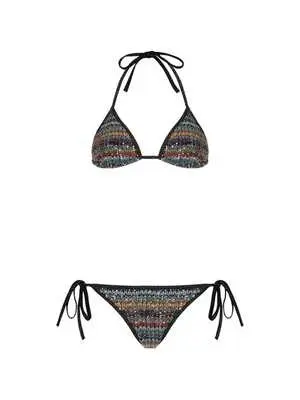 Missoni Sequin Zigzag-pattern Bikini