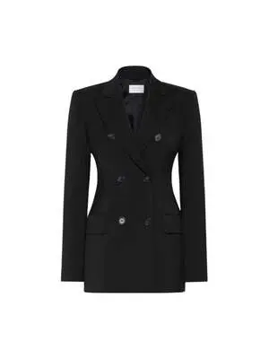 Sportmax Adamo Double-breasted Blazer - Black