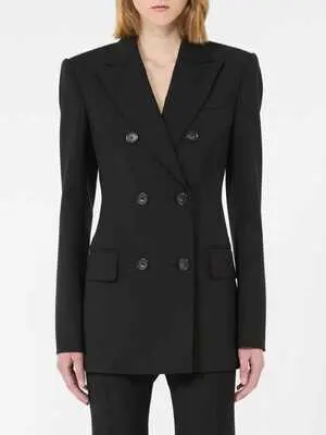 Sportmax Adamo Double-breasted Blazer - Black