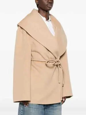 Sportmax Belted Shawl-collar Jacket