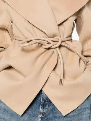 Sportmax Belted Shawl-collar Jacket