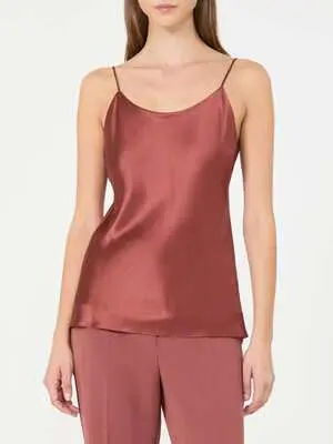 Max Mara Silk Satin Top - Multicolor