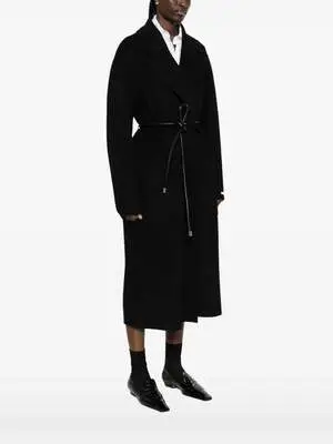 Sportmax Zannata Belted Coat With Notch Lapels