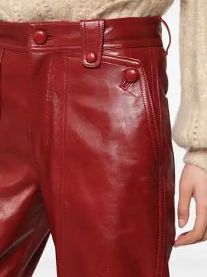 Isabel Marant Étoile Marant Valka Leather Trousers