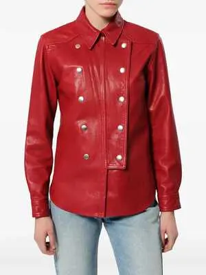 Isabel Marant Étoile Marant Valdy Snap-button Leather Shirt
