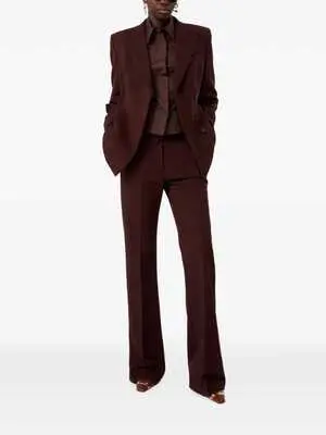 Sportmax Flared Trousers With Pressed Crease