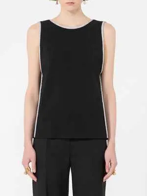 Sportmax Sleeveless Viscose Top