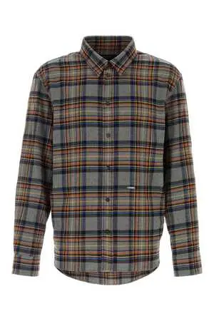 Dsquared2 Embroidered Flannel Shirt - Multicolor