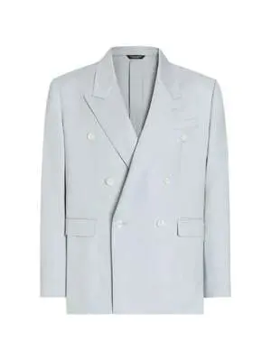 Dolce & Gabbana Double-breasted Viscose Shantung Jacket