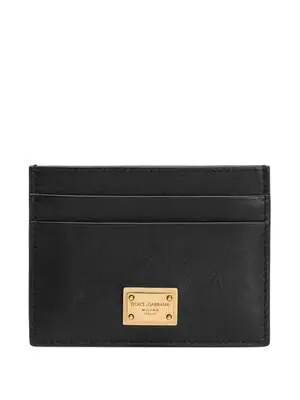 Dolce & Gabbana Leather Card Holder - Black