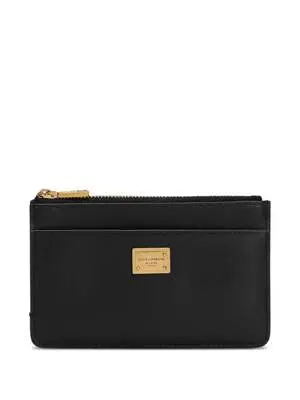 Dolce & Gabbana Leather Card Holder - Black