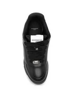 Givenchy Puffy Yard Sneakers In Nappa Leather - Black