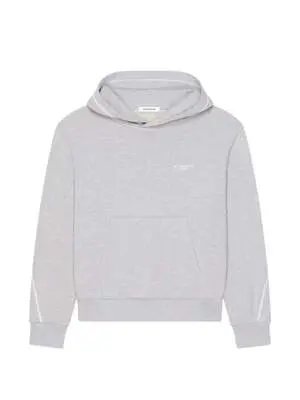 Givenchy Fleece Hoodie With Exposed Stitching - Gray