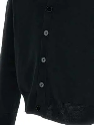Givenchy Couture Seam Knit Cardigan With Paris Detail