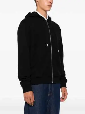 Givenchy Fleece Zip-up Hoodie With Photographic Negative Print