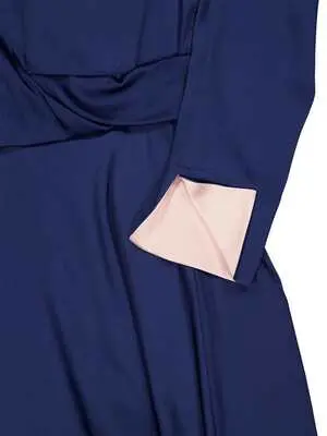 Stella McCartney Satin-finish Draped Midi Dress