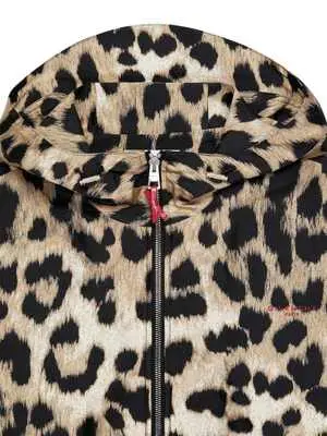 Givenchy Leopard-print Jacquard Windbreaker - Brown