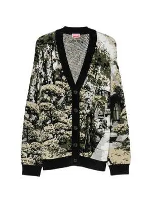 Kenzo Japanese Garden Cardigan - Brown