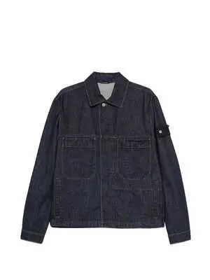 Stone Island Button-up Jacket - Blue