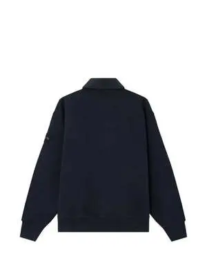 Stone Island Tubular Cotton Fleece Polo Shirt