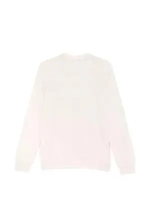 Lacoste Logo-patch Crew-neck Sweater - Neutrals