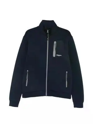 MURPHY&NYE Shore Zip-up Logo-print Sweatshirt - Blue