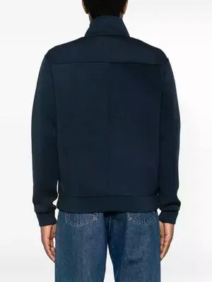 MURPHY&NYE Shore Zip-up Logo-print Sweatshirt - Blue