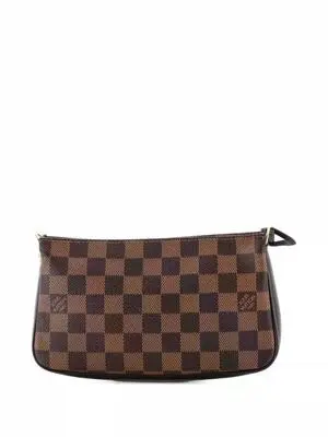 LOUIS VUITTON Navona Pochette Accessoires Damier Clutch Bag