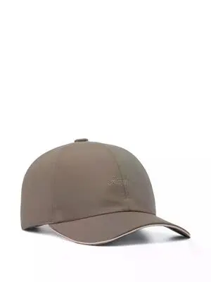 AURELIEN Logo-embroidered Technical Baseball Cap - Brown
