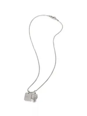 Guess Lion-pendent Necklace - Silver