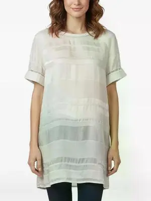 IRO PARIS Frey Striped Silk Mini Dress