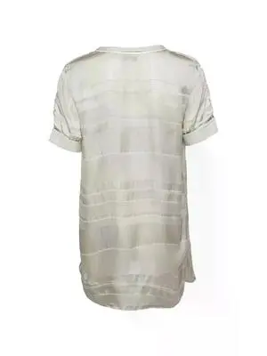 IRO PARIS Frey Striped Silk Mini Dress