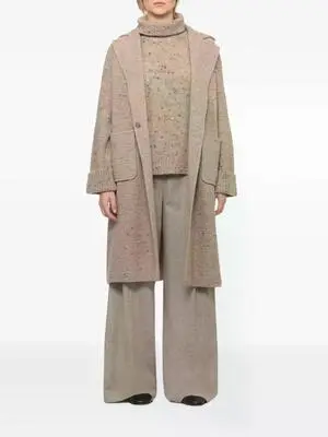 D.exterior Flecked Roll-neck Sweater