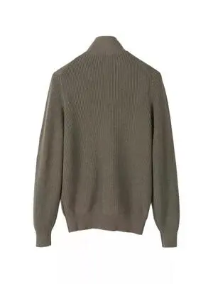 Brunello Cucinelli Zip-up Ribbed-knit Cardigan