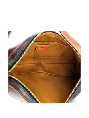 Celine Cuir Triomphe Camera Embroidered Triomphe Coated Canvas With Leather Small Shoulder Bag