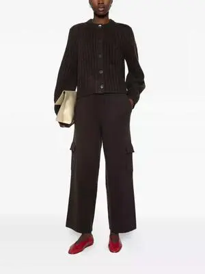 FTC Chunky-knit Button-up Cardigan
