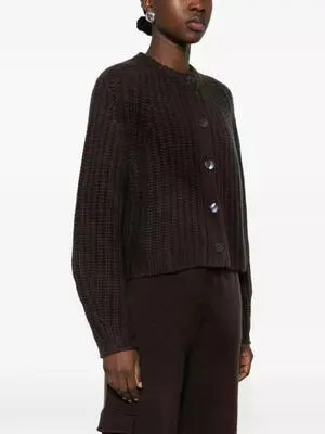 FTC Chunky-knit Button-up Cardigan